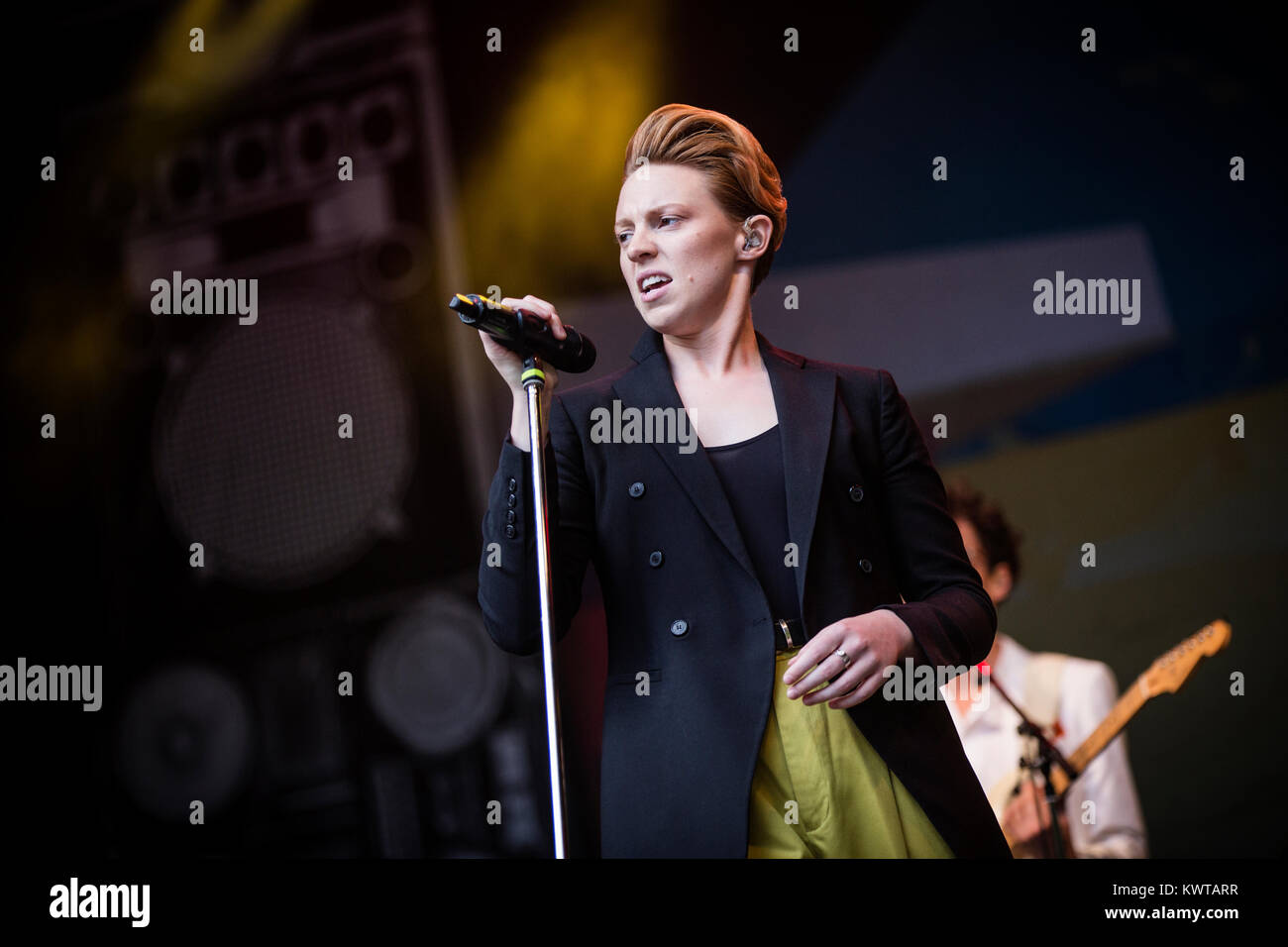 The English synthpop act La Roux performs a live concert at the Danish ...