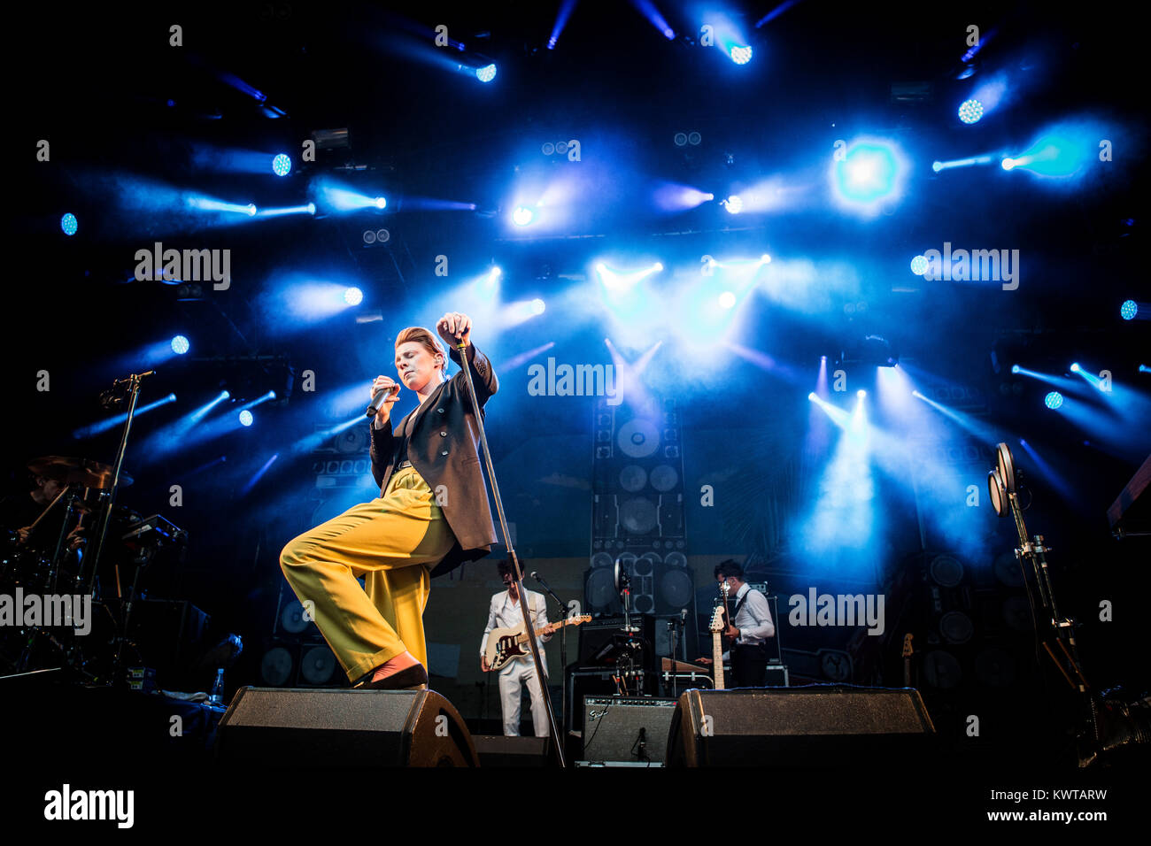 The English synthpop act La Roux performs a live concert at the Danish ...