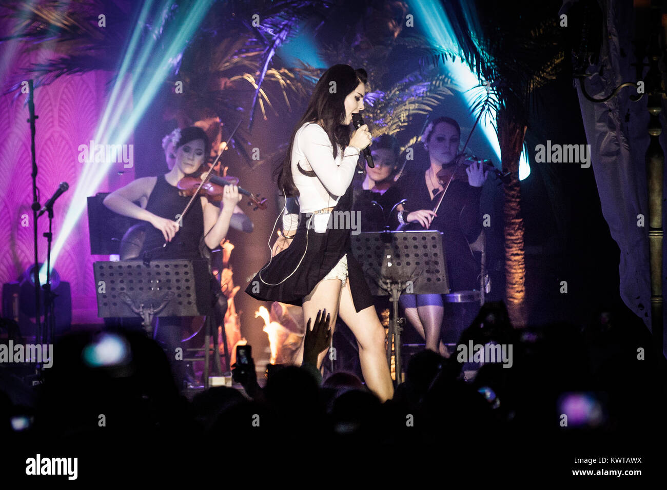 The American singer-songwriter and musician Lana Del Rey performs a ...