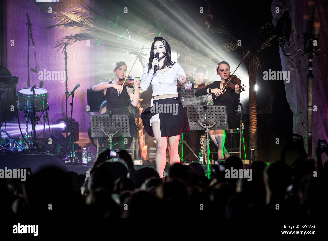The American singer-songwriter and musician Lana Del Rey performs a ...