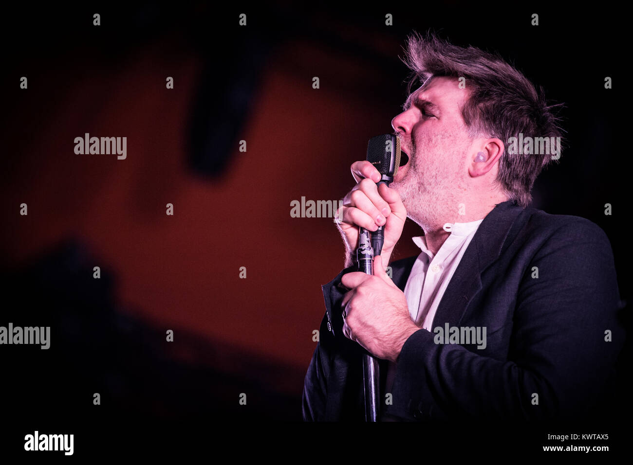 The American electronica and dance band LCD Soundsystem performs a live ...