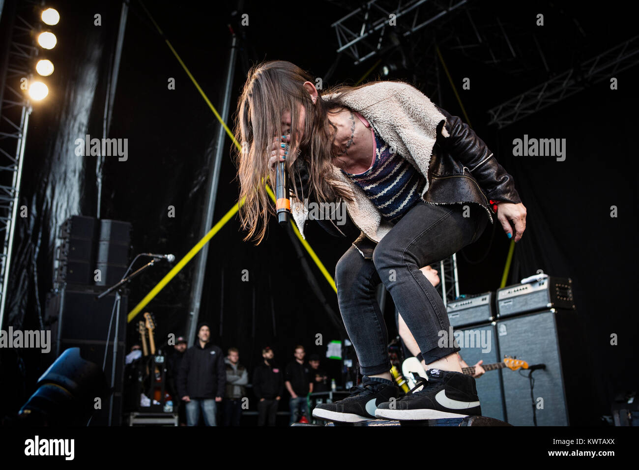 The American alternative heavy metal band Life of Agony performs a live ...