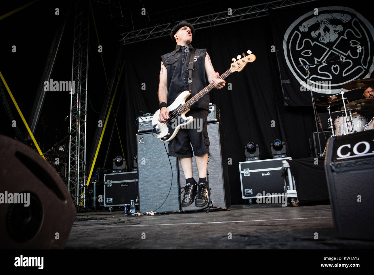 The American alternative heavy metal band Life of Agony performs a live ...