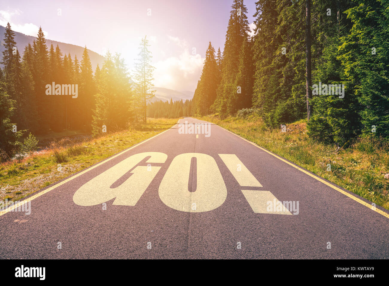 Highway sign reading hi-res stock photography and images - Alamy
