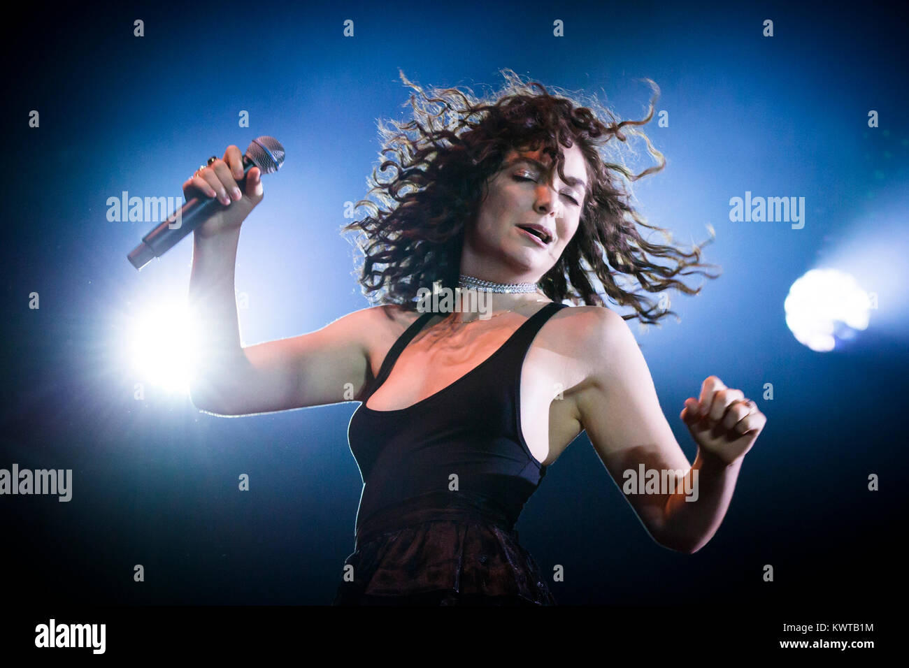 Singer, songwriter and record producer Lorde performs a live concert ...