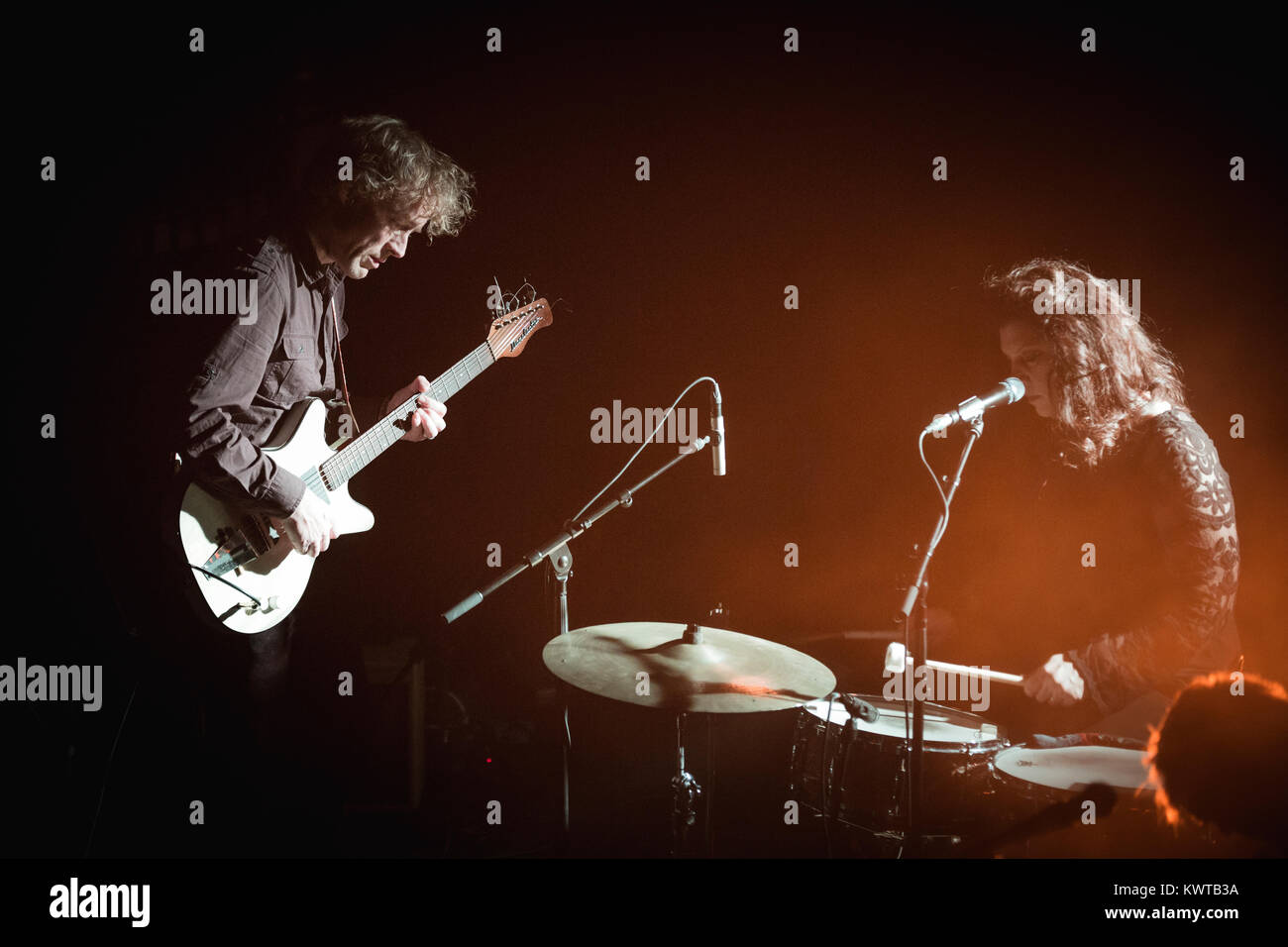 The American indie rock band Low performs a live concert at Vega in ...