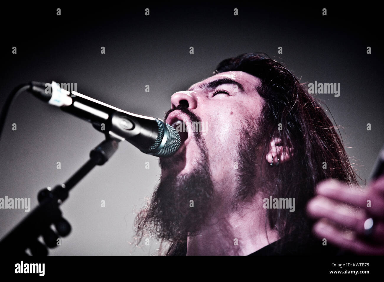 The American heavy metal band Machine Head performs a live concert at ...