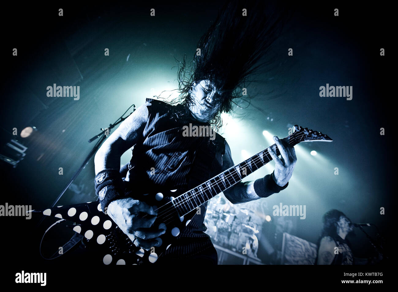 The American heavy metal band Machine Head performs a live concert at ...