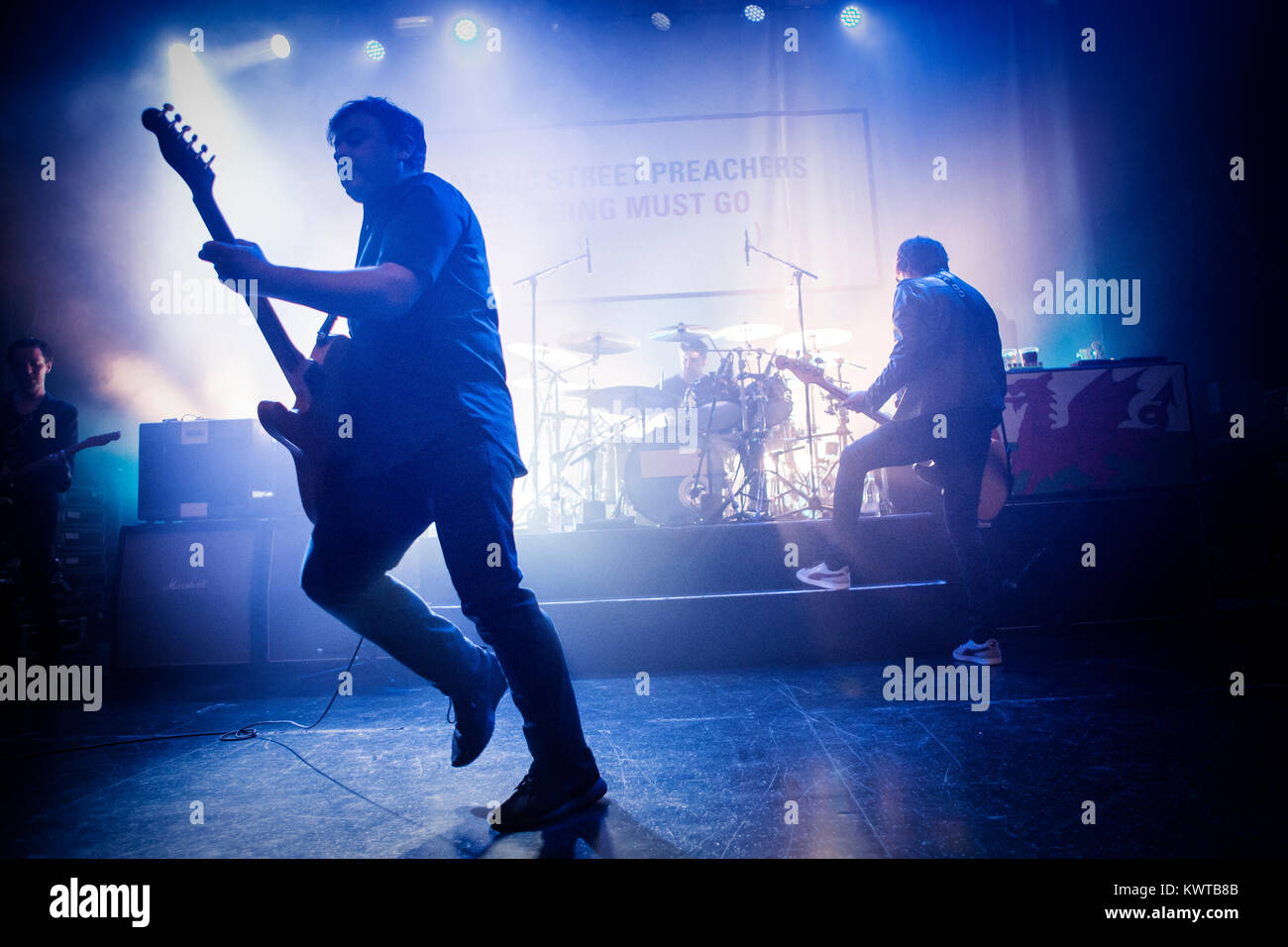 Manic Street Preachers, the Welsh rock band, performs a live concert at ...