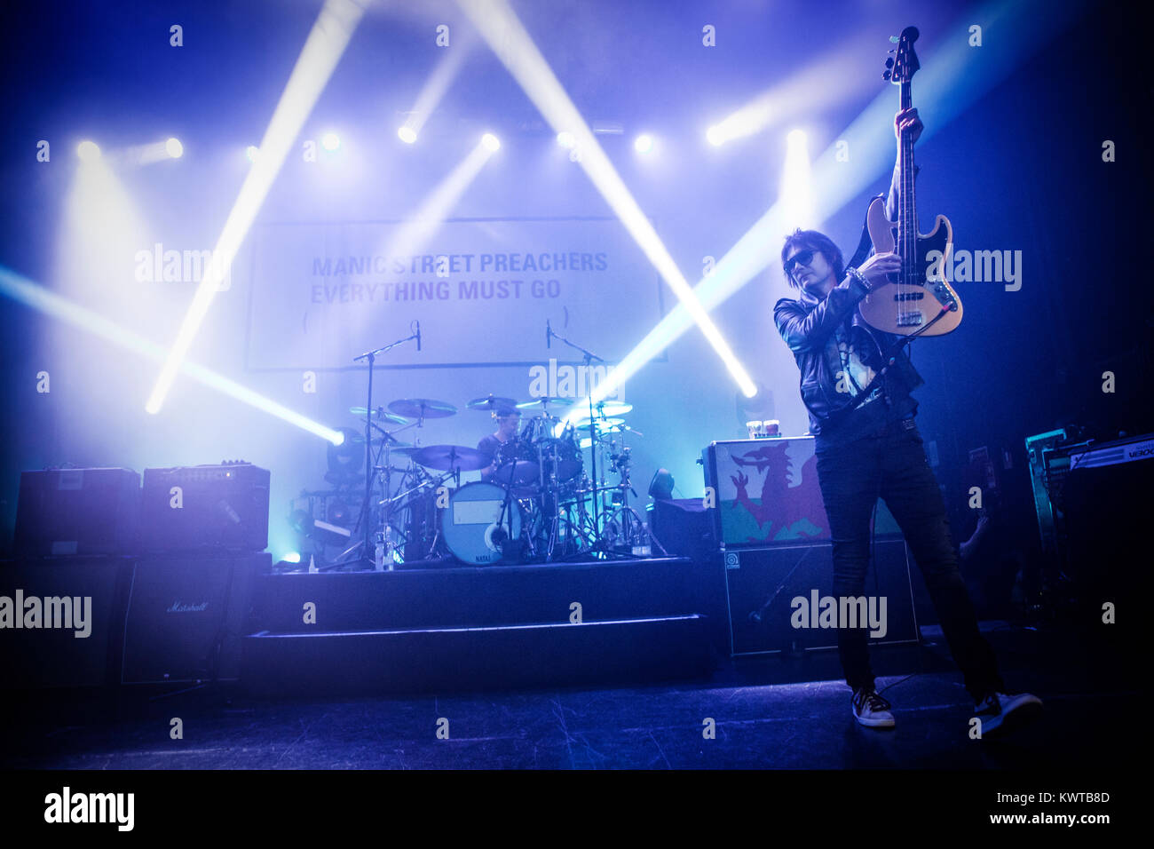 Manic Street Preachers, the Welsh rock band, performs a live concert at ...
