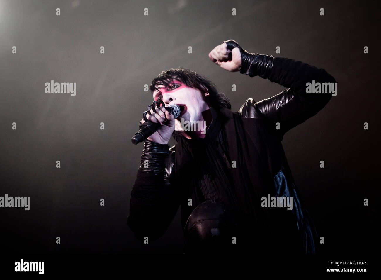 The American singer and rock musician Marilyn Manson performs a live ...