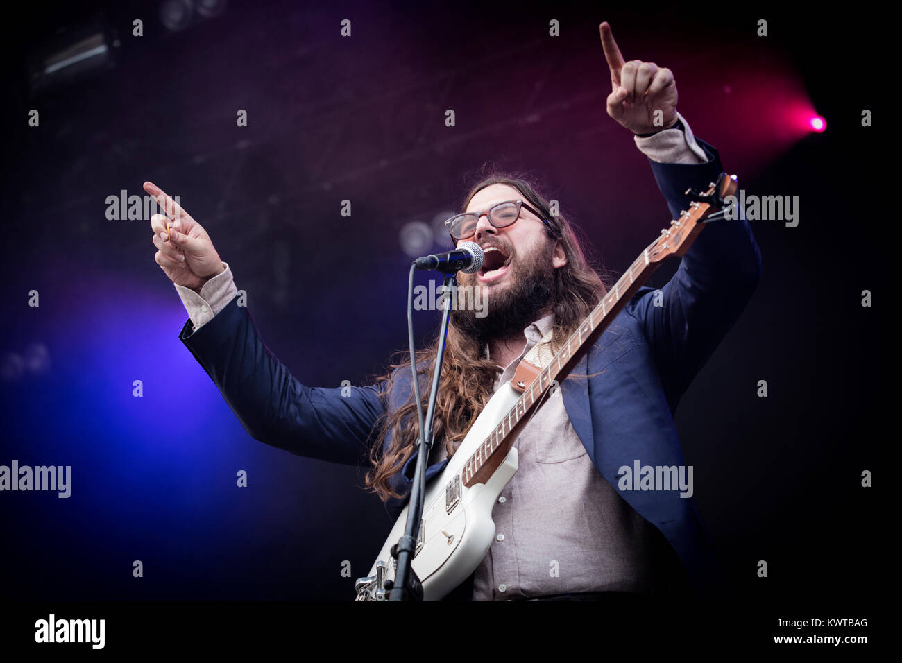 The American singer, songwriter and musician Matthew E. White performs ...