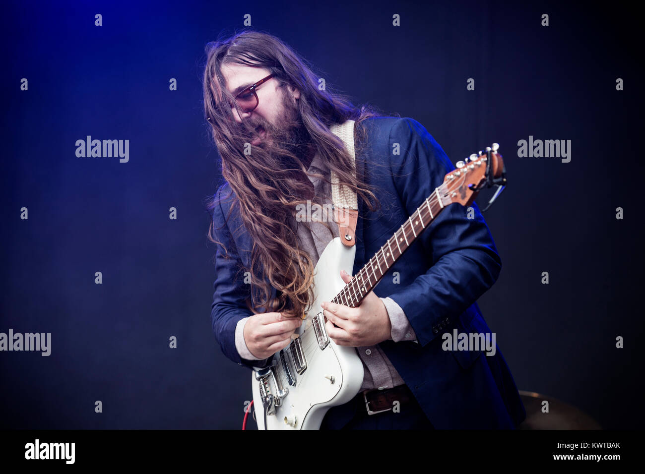 The American singer, songwriter and musician Matthew E. White performs ...