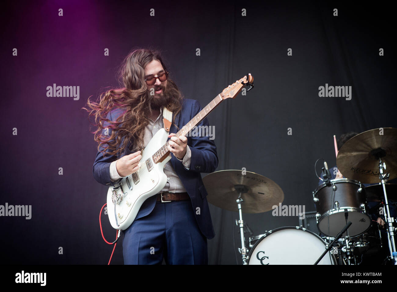 The American singer, songwriter and musician Matthew E. White performs ...