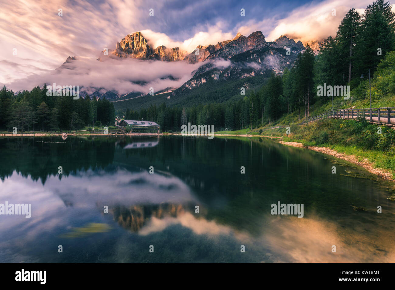 Cadore lake hi-res stock photography and images - Alamy