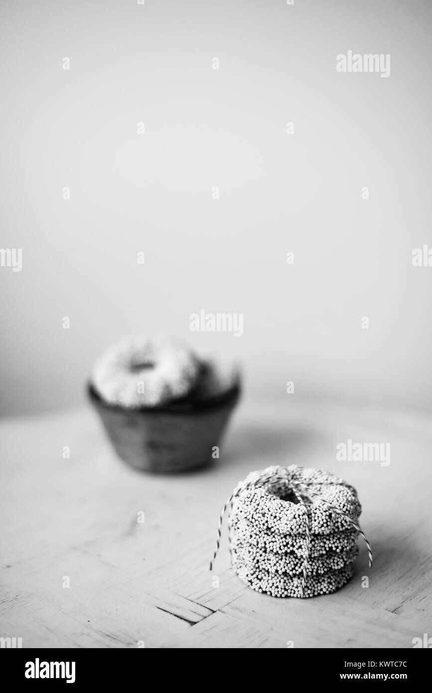 Sweet wrapping Black and White Stock Photos & Images - Alamy