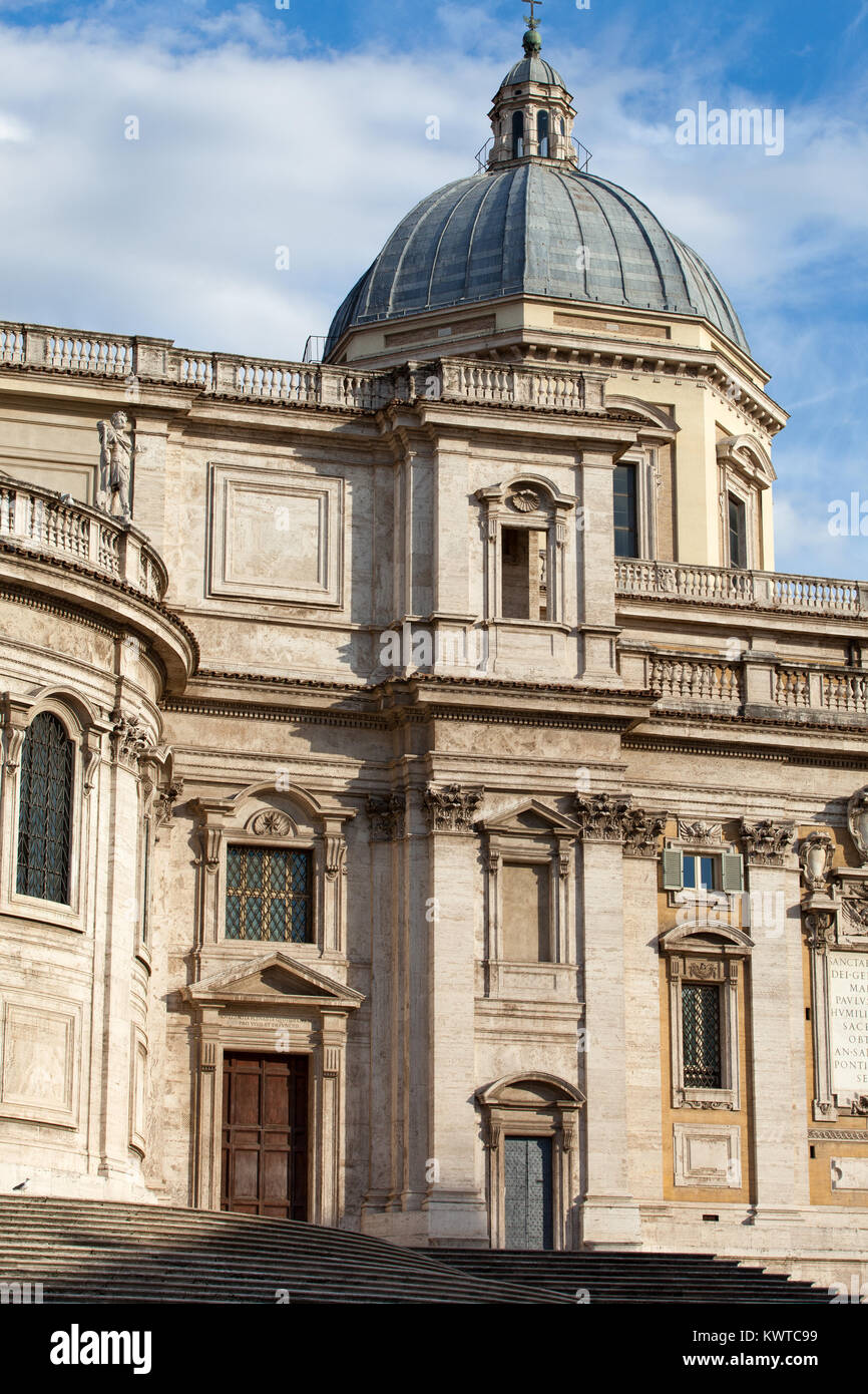 Basilica di Santa Maria Maggiore, Cappella Paolina, view from Piazza ...