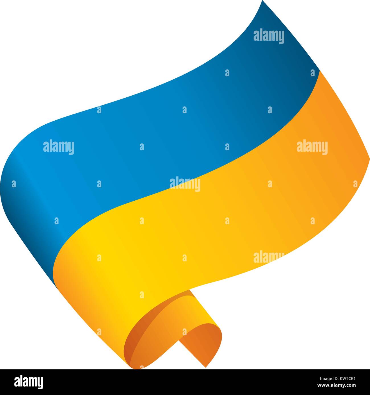 Ukraine flag, vector illustration Stock Vector Image & Art - Alamy