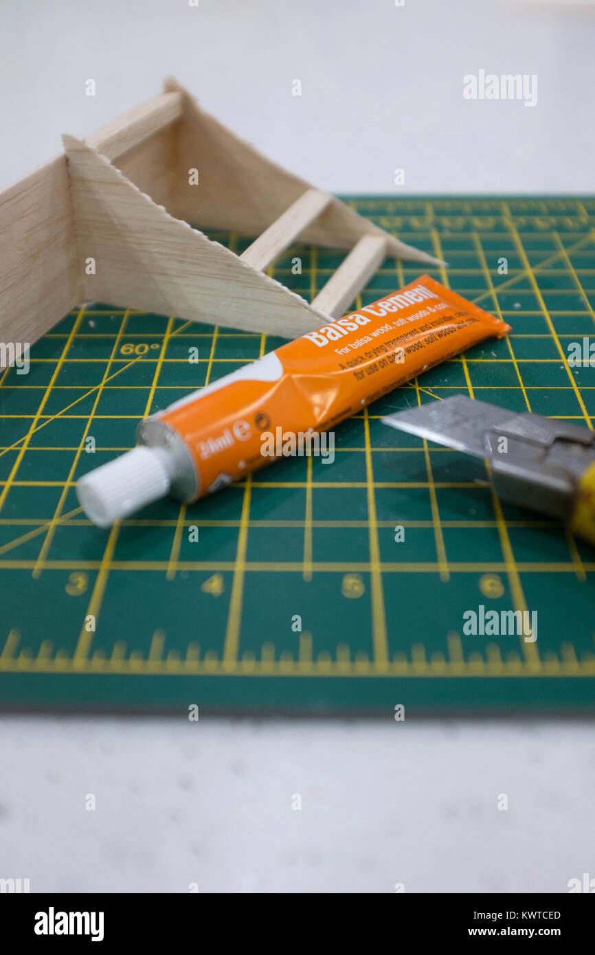 Cutting board with modelling kit Stock Photo - Alamy