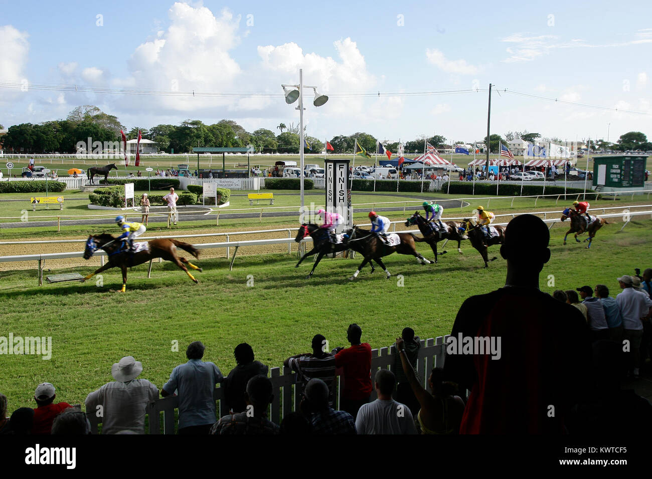 Horse racing barbados caribbean hi-res stock photography and images - Alamy