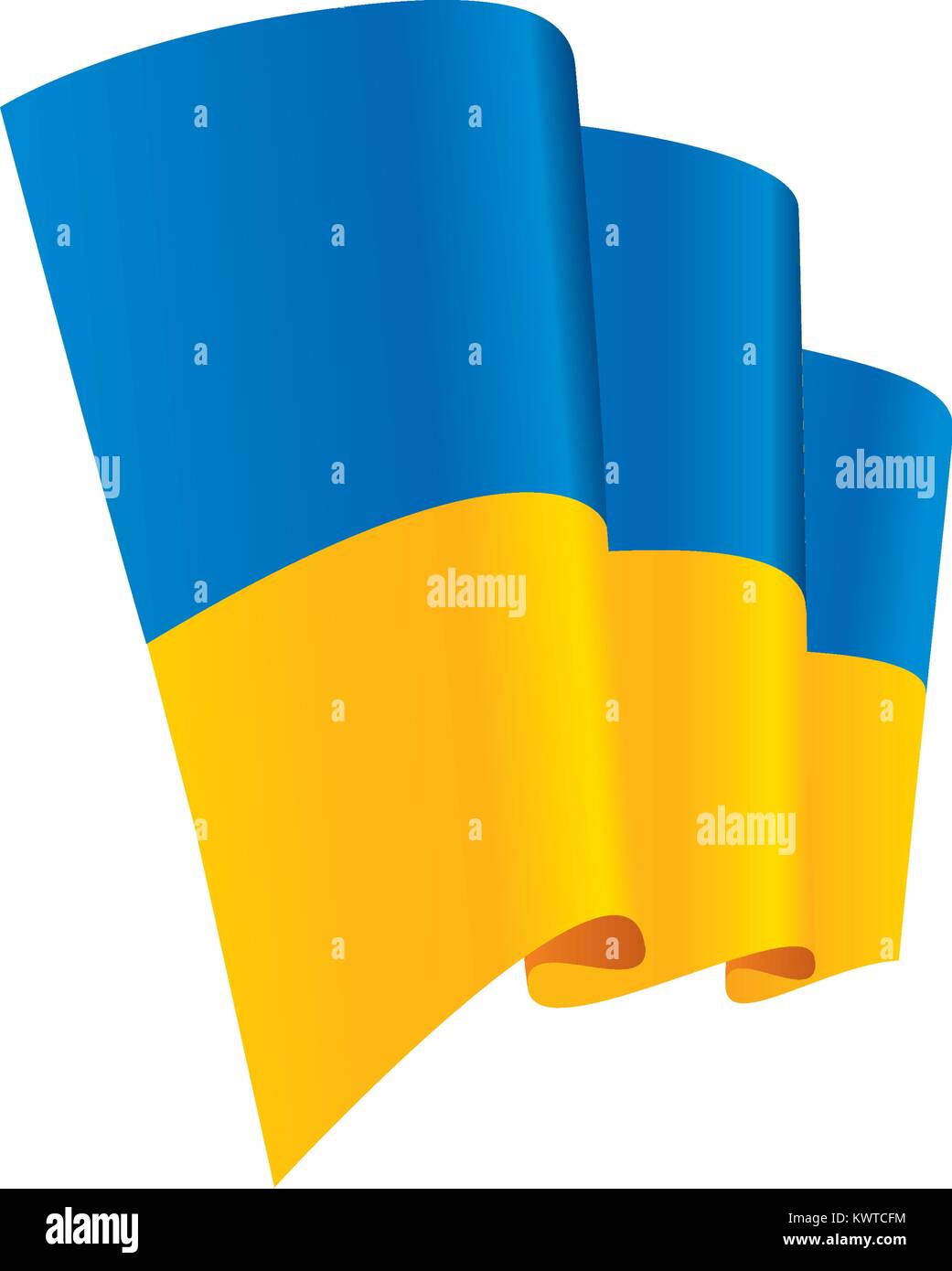 Ukraine flag, vector illustration Stock Vector Image & Art - Alamy