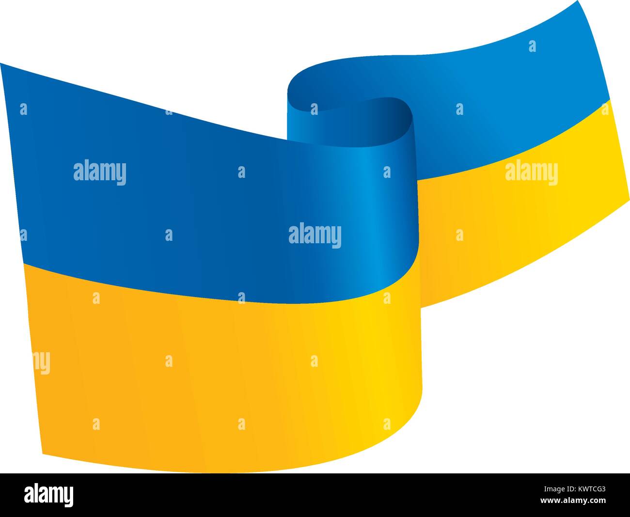Ukraine flag, vector illustration Stock Vector Image & Art - Alamy