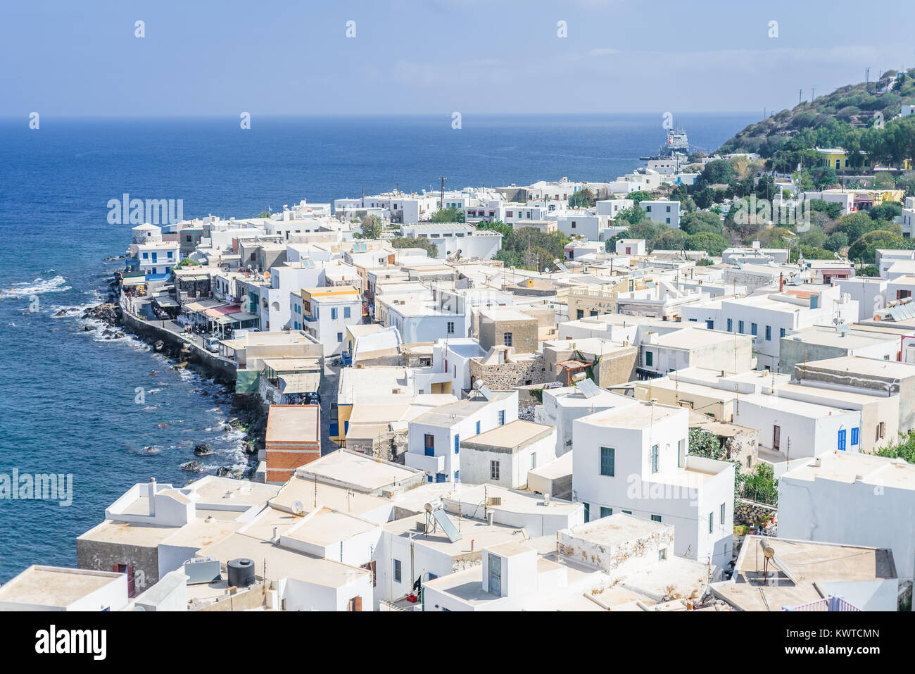 Mandraki view nisyros dodecanese greece hi-res stock photography and ...