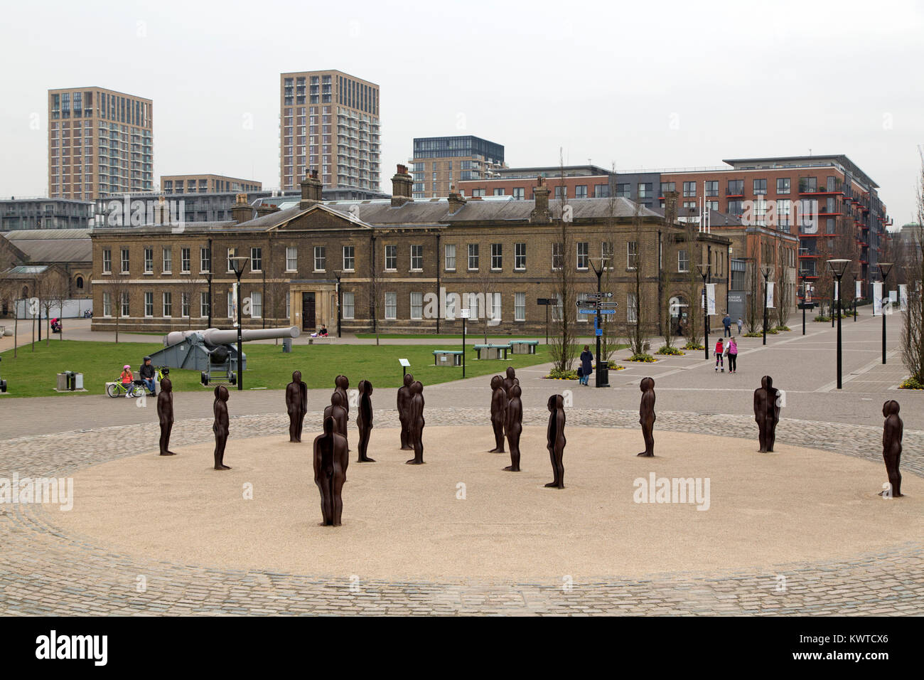Statue of Sir Winston Churchill at Parliament Square in London, England ...