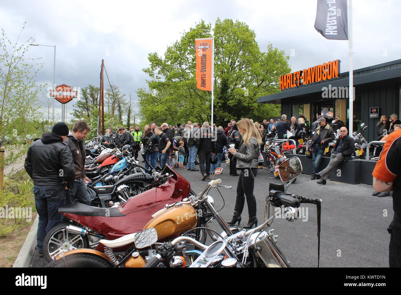 Harley Davidson Open Day - Reading (UK Stock Photo - Alamy