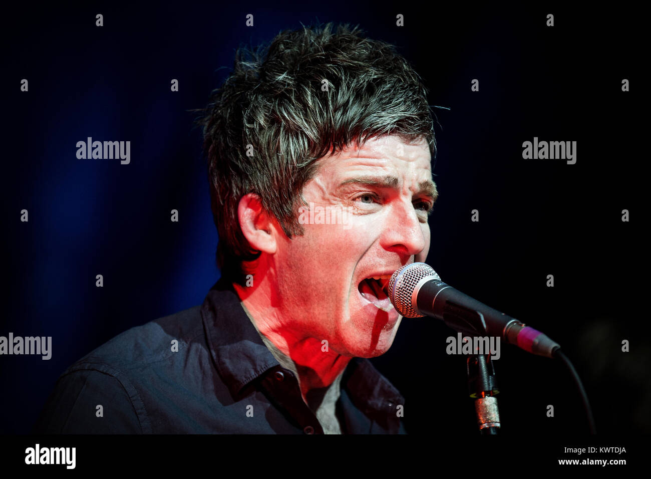 The English musician, singer and songwriter Noel Gallagher performs a ...