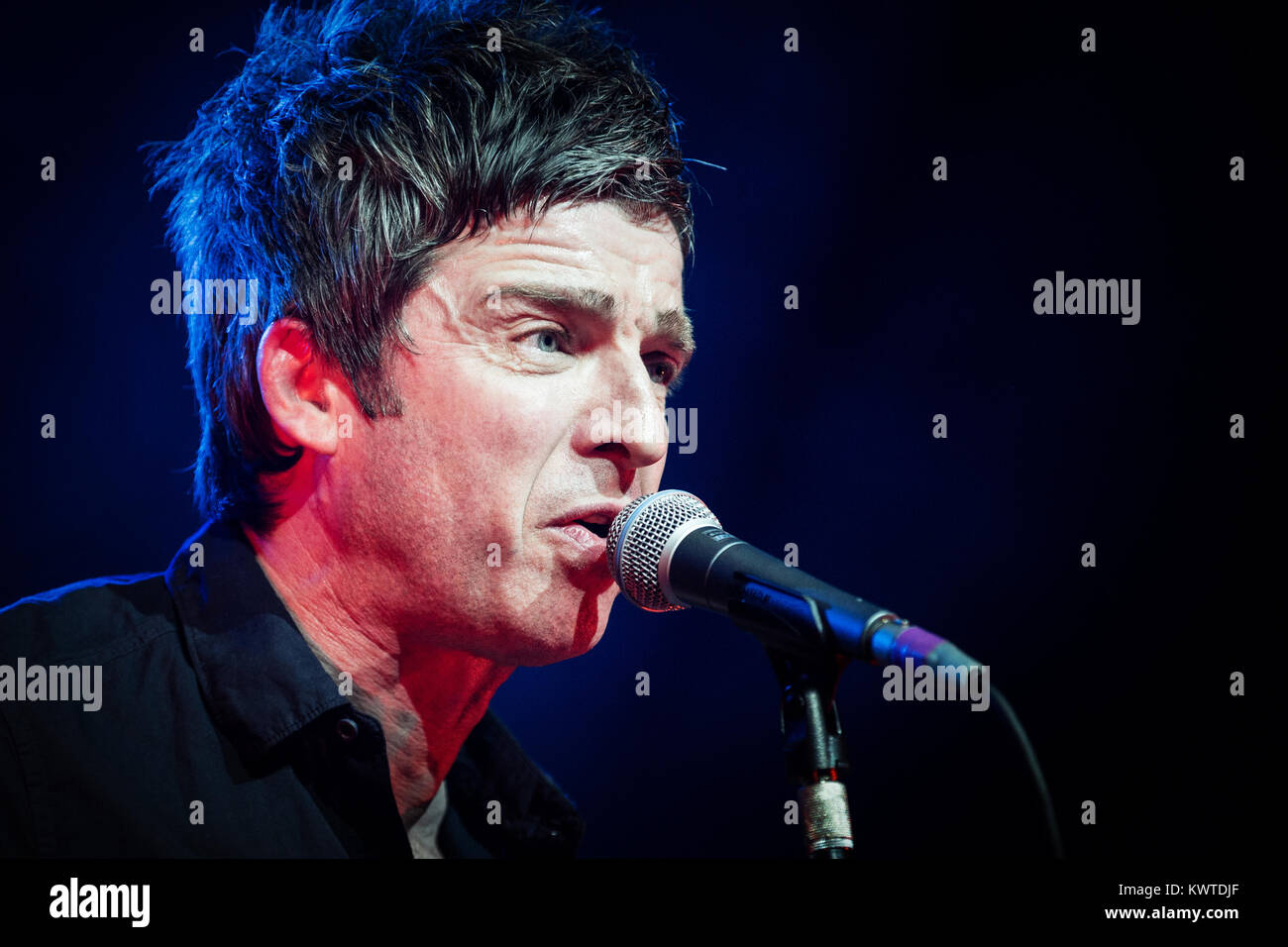 The English musician, singer and songwriter Noel Gallagher performs a ...