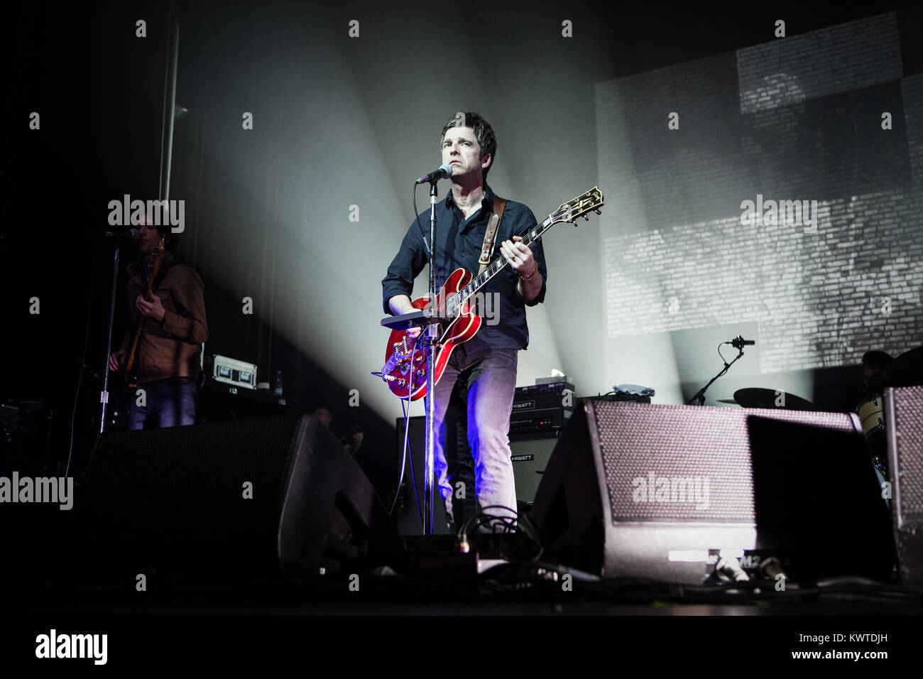 The English musician, singer and songwriter Noel Gallagher performs a ...