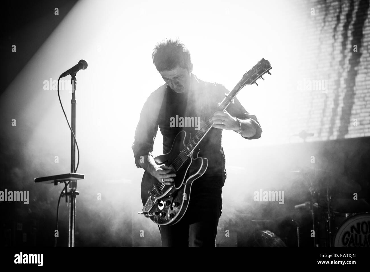 The English musician, singer and songwriter Noel Gallagher performs a ...