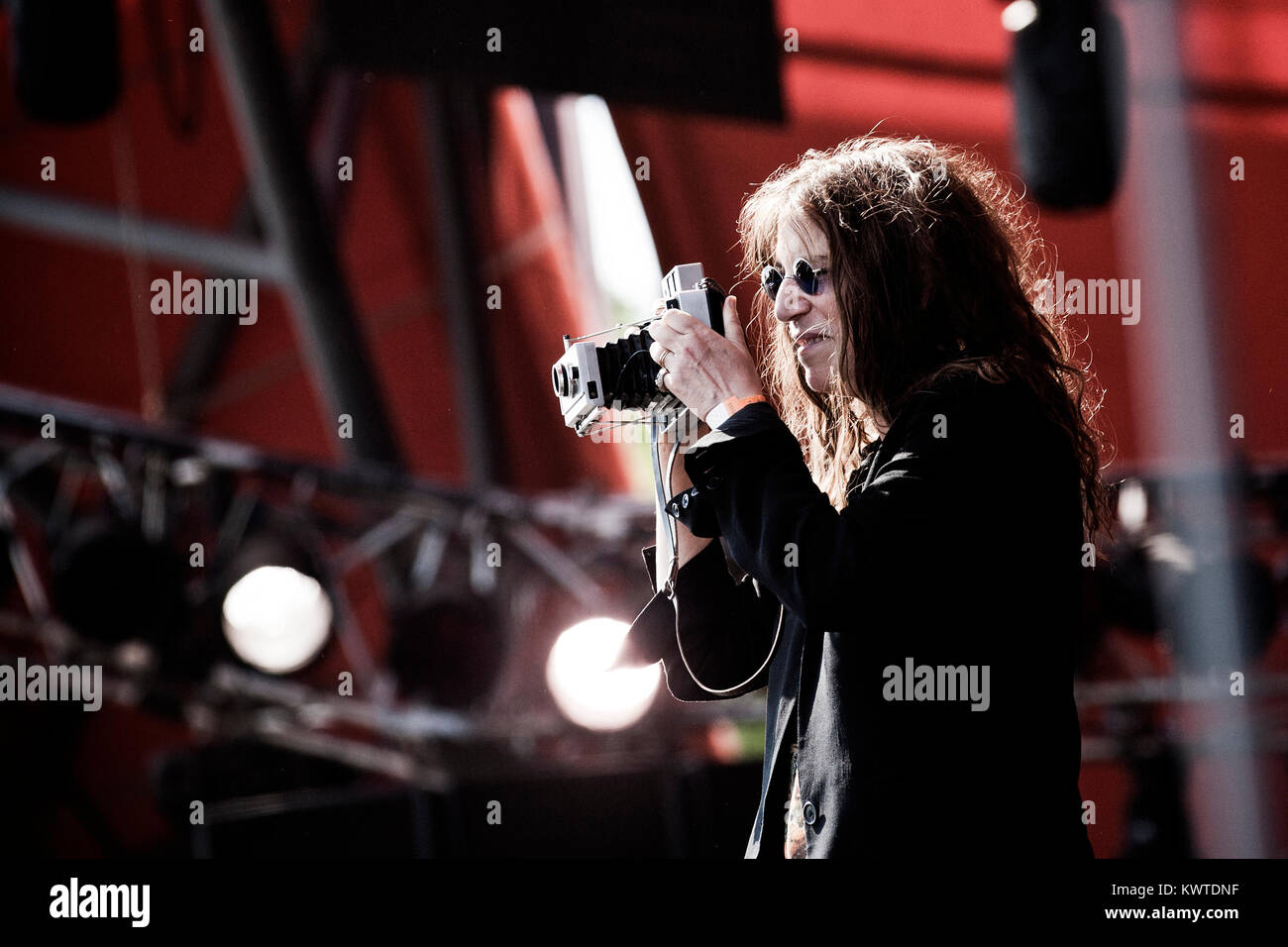 The American singer, songwriter and poet Patti Smith performs a live ...