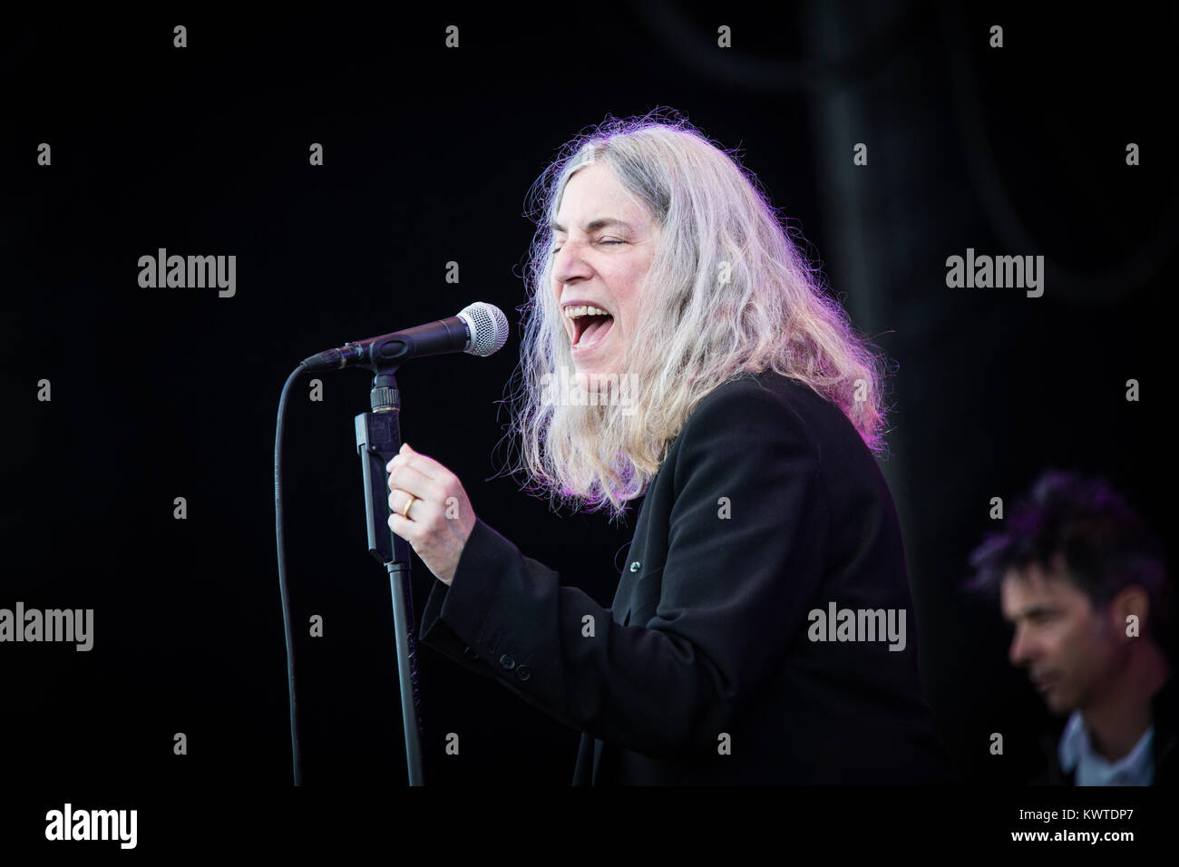 The American singer, songwriter and poet Patti Smith performs a live ...