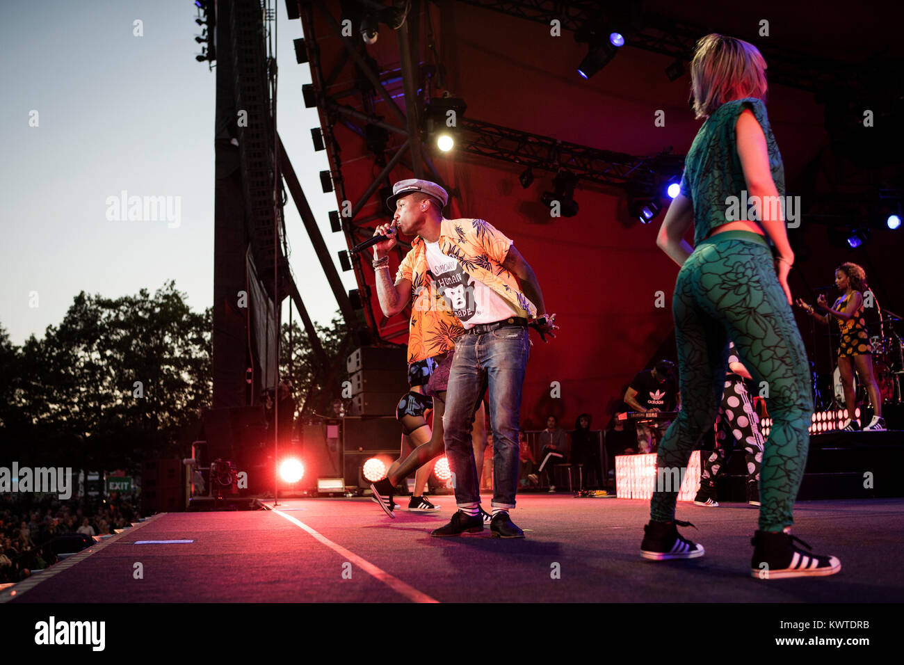 Pharrell Williams, the American singer, rapper and records producer ...