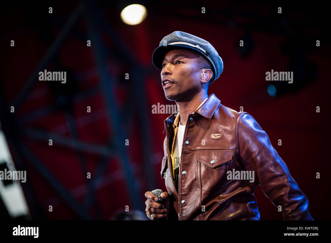 Pharrell Williams, the American singer, rapper and records producer ...