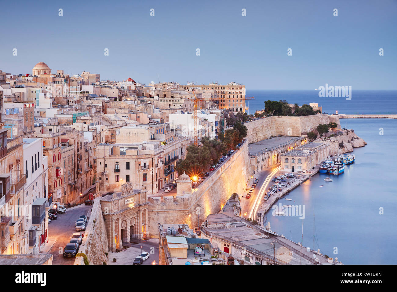 The Grand Harbour, Valletta, Malta Stock Photo - Alamy