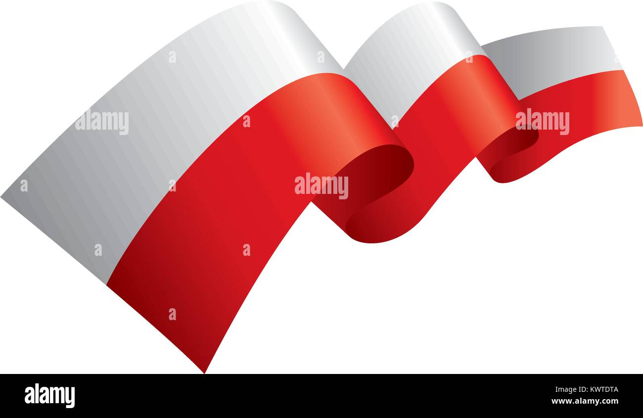 Poland flag, vector illustration Stock Vector Image & Art - Alamy
