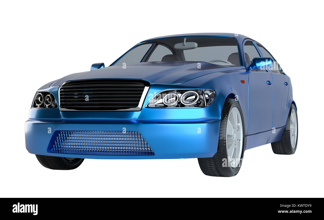 Car isolated on white Stock Photo - Alamy