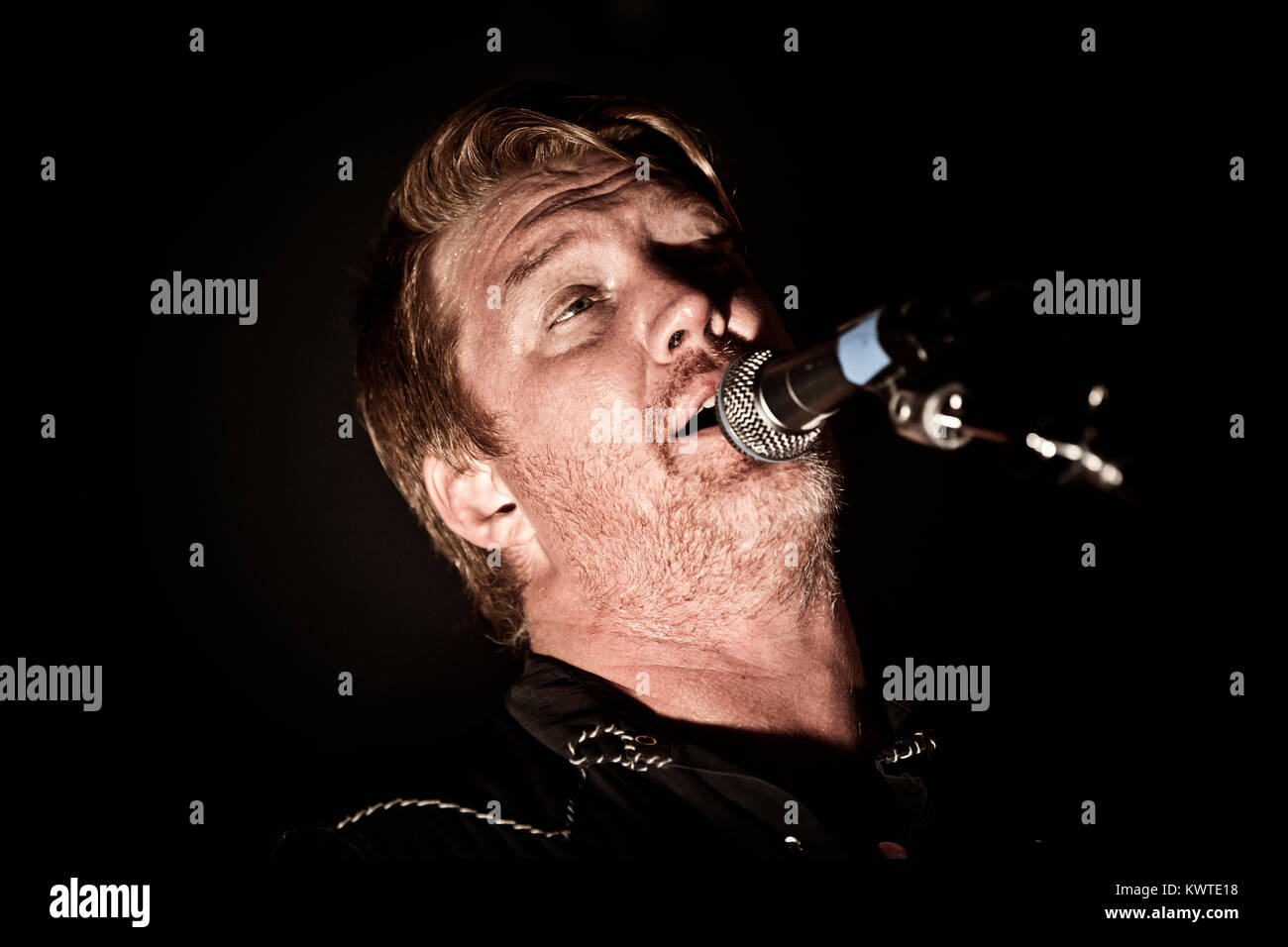 The American rock band Queens of the Stone Age performs a live concert ...