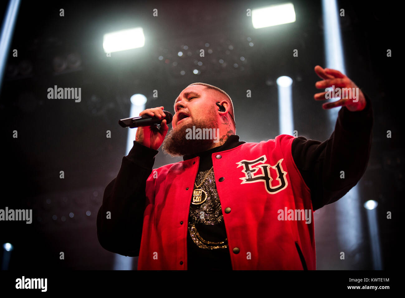 The English singer, songwriter and musician Rag’n’Bone Man performs a ...