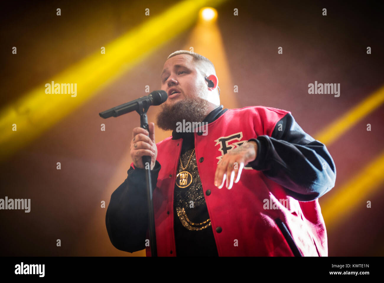 The English singer, songwriter and musician Rag’n’Bone Man performs a ...