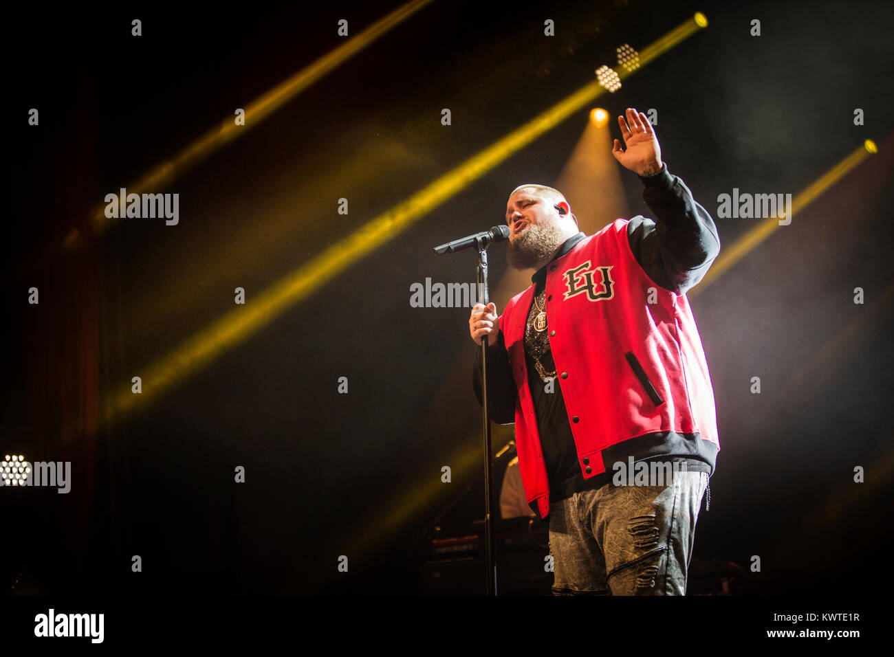 The English singer, songwriter and musician Rag’n’Bone Man performs a ...