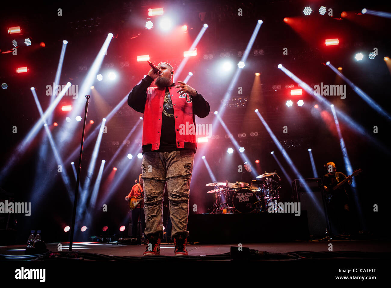 The English singer, songwriter and musician Rag’n’Bone Man performs a ...