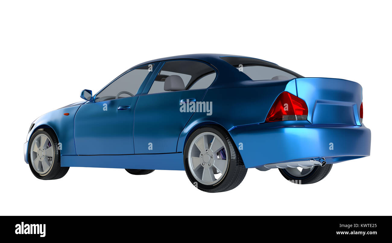 Car isolated on white Stock Photo - Alamy