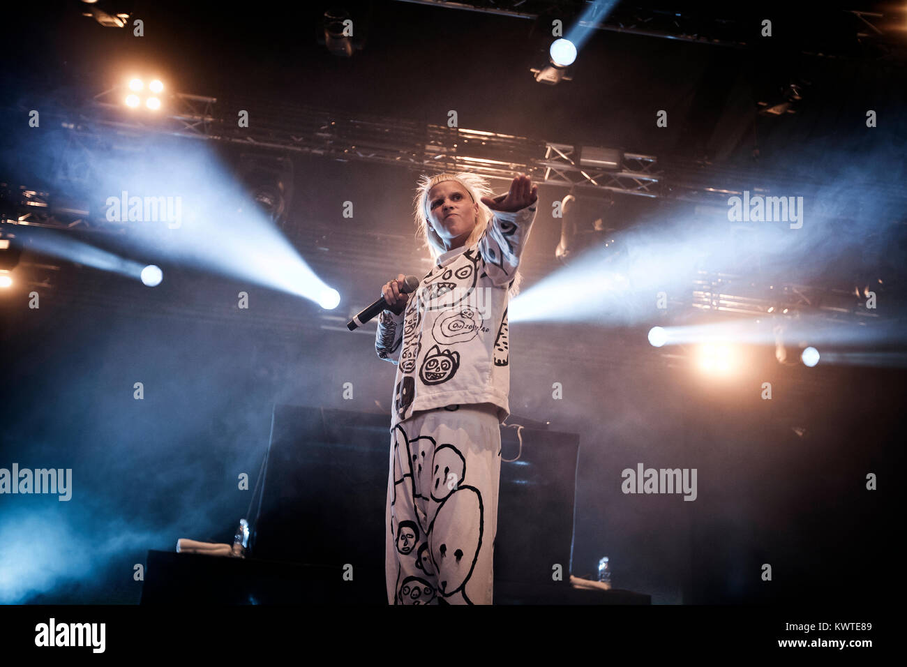 The South African rap duo Die Antwoord performs a live concert at ...