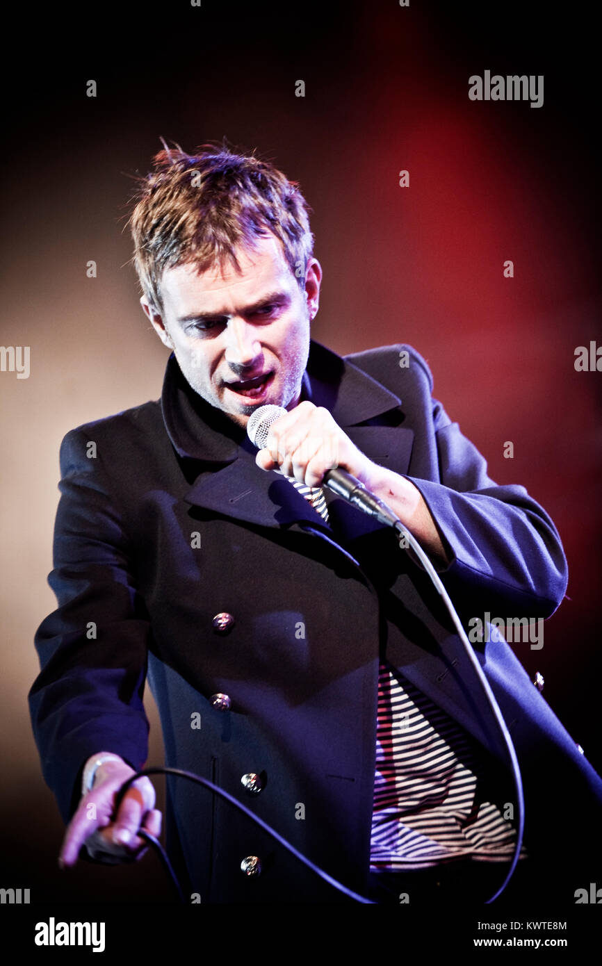 The virtual English band Gorillaz, led by frontman Damon Albarn ...