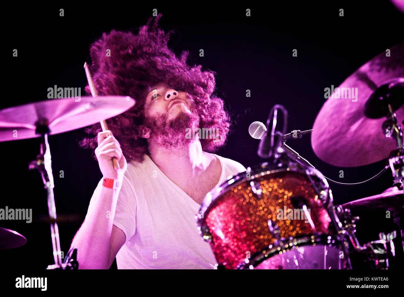 The Icelandic band Agent Fresco performs a live concert at the Pavilion ...