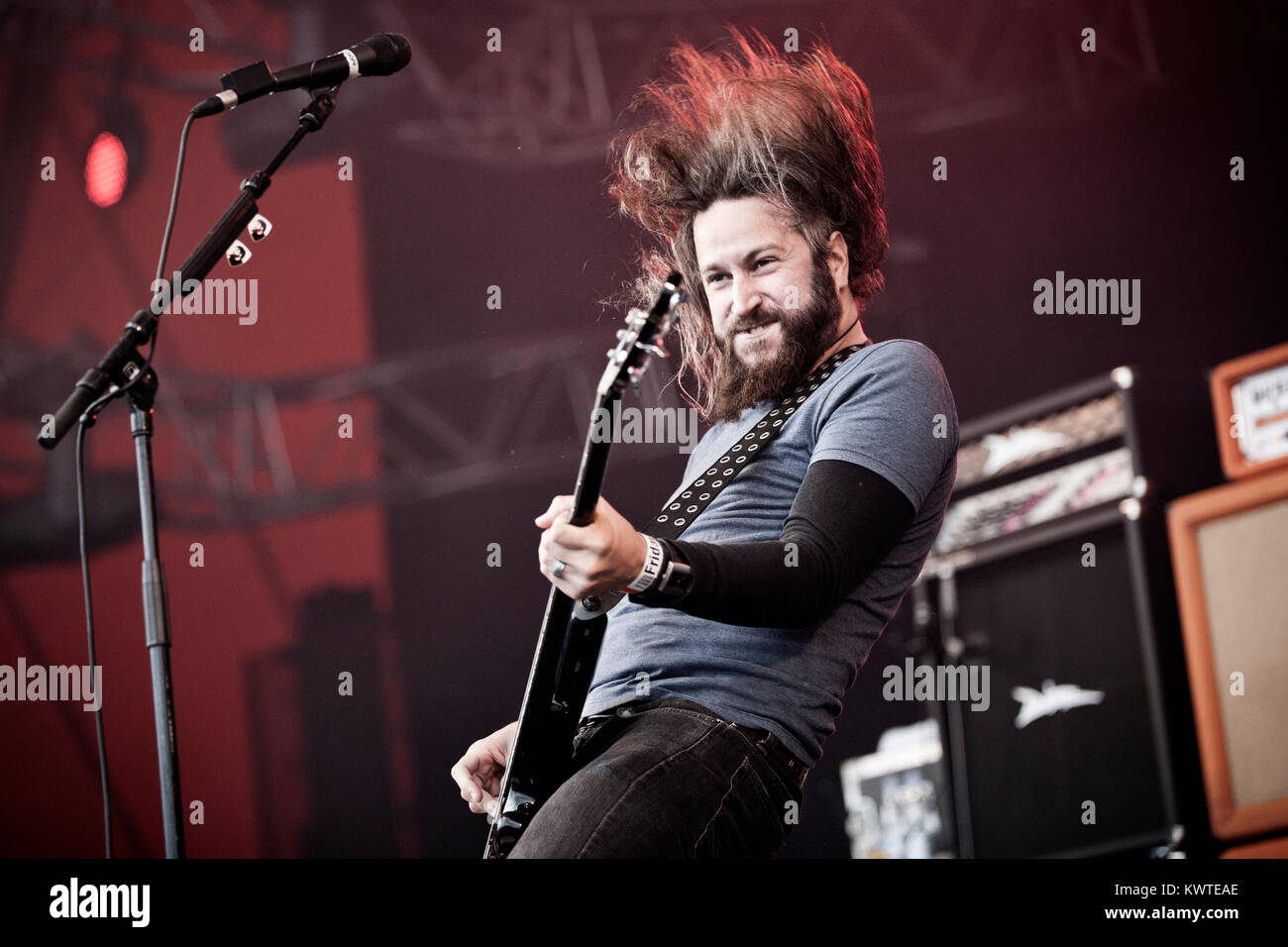 The American metal band Mastodon performs a live concert at the Orange ...
